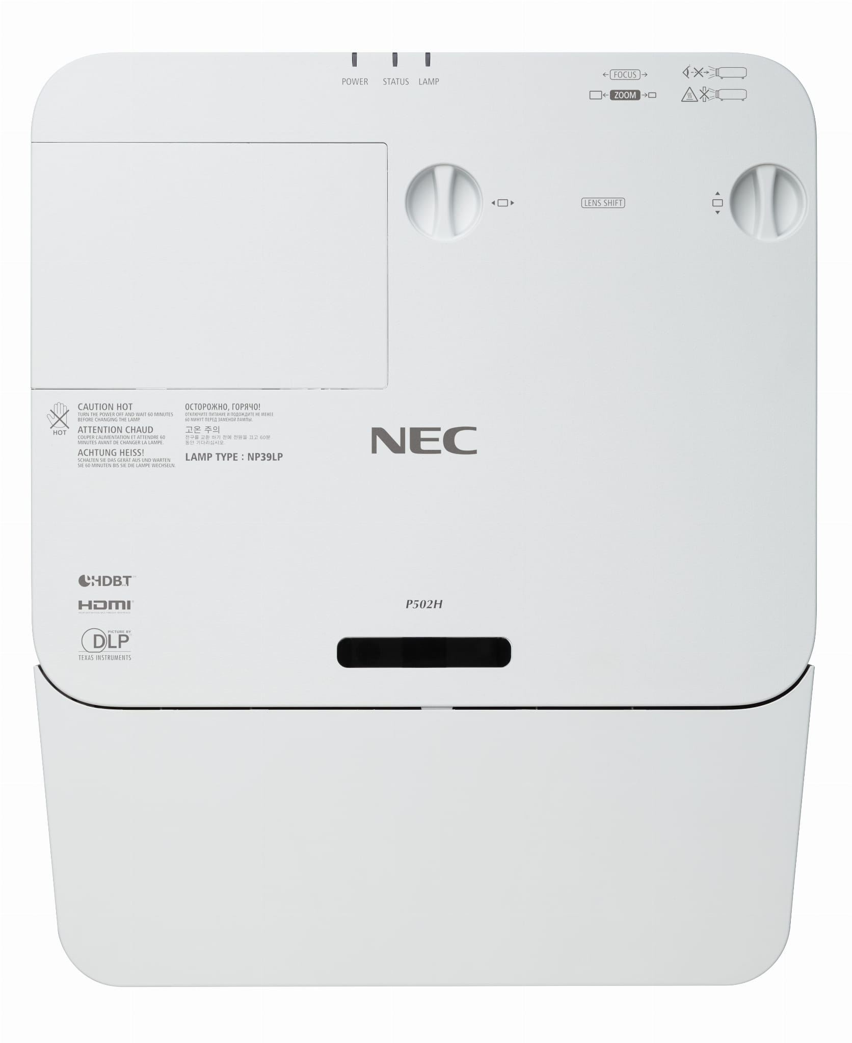 NEC P502H - www.wyswietlanie.com.pl